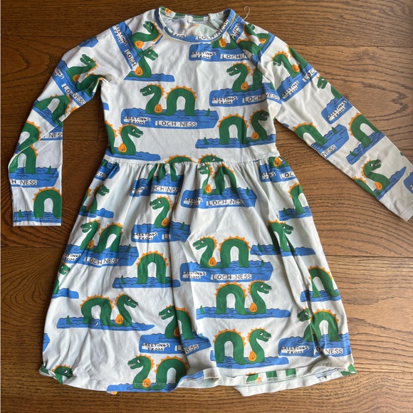 Mini Rodini | Dresses | Mini Rodini Loch Ness Monster Dress | Poshmark
